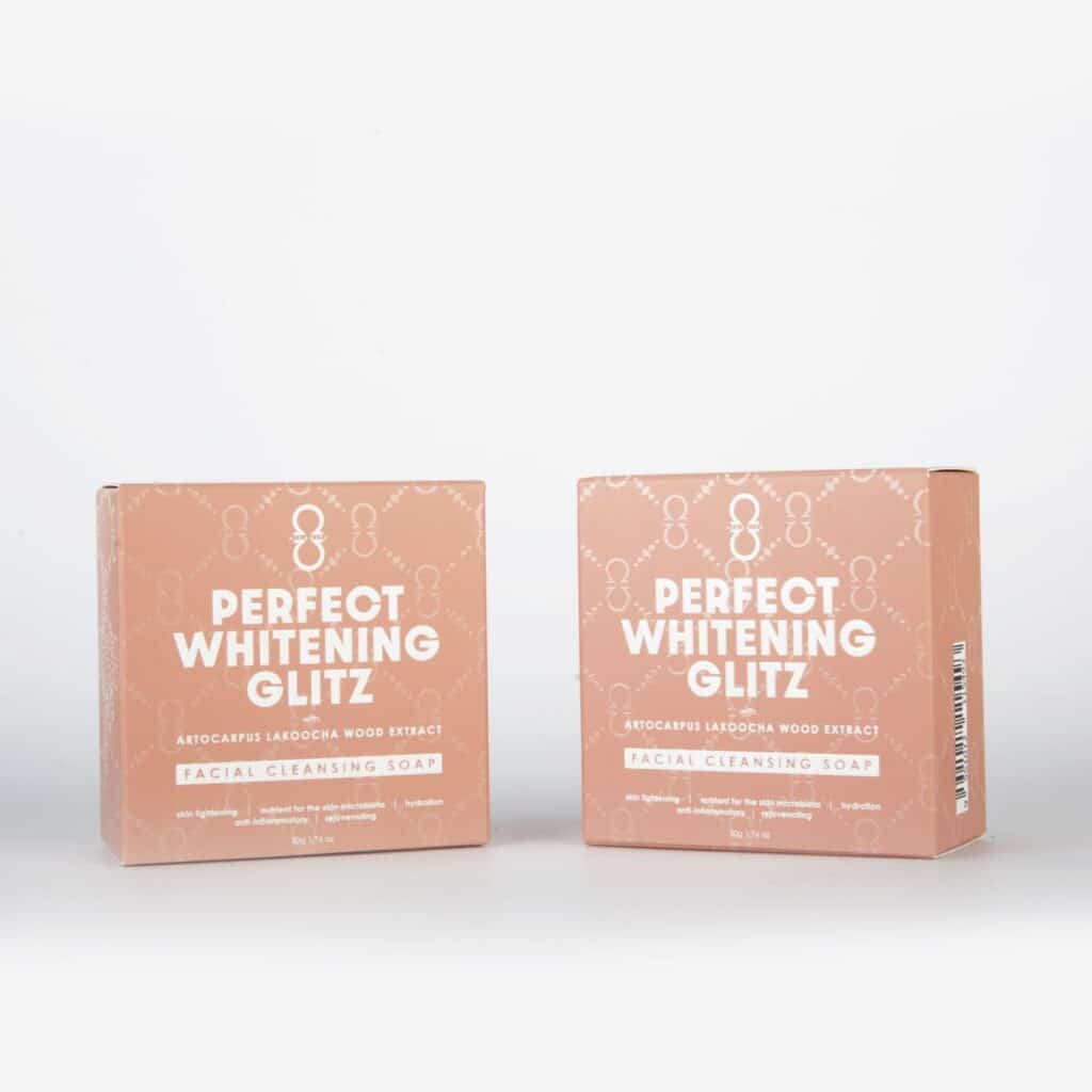 COMBO PERFECT WHITENING GLITZ SOAP – Alha Alfa Cosmetics